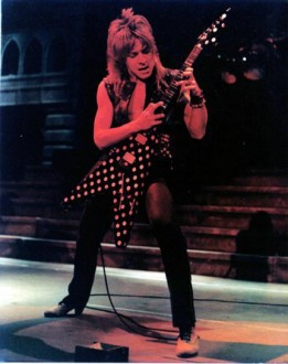 guitarnerd.com.au » Randy Rhoads & his Polka Dot Flying V