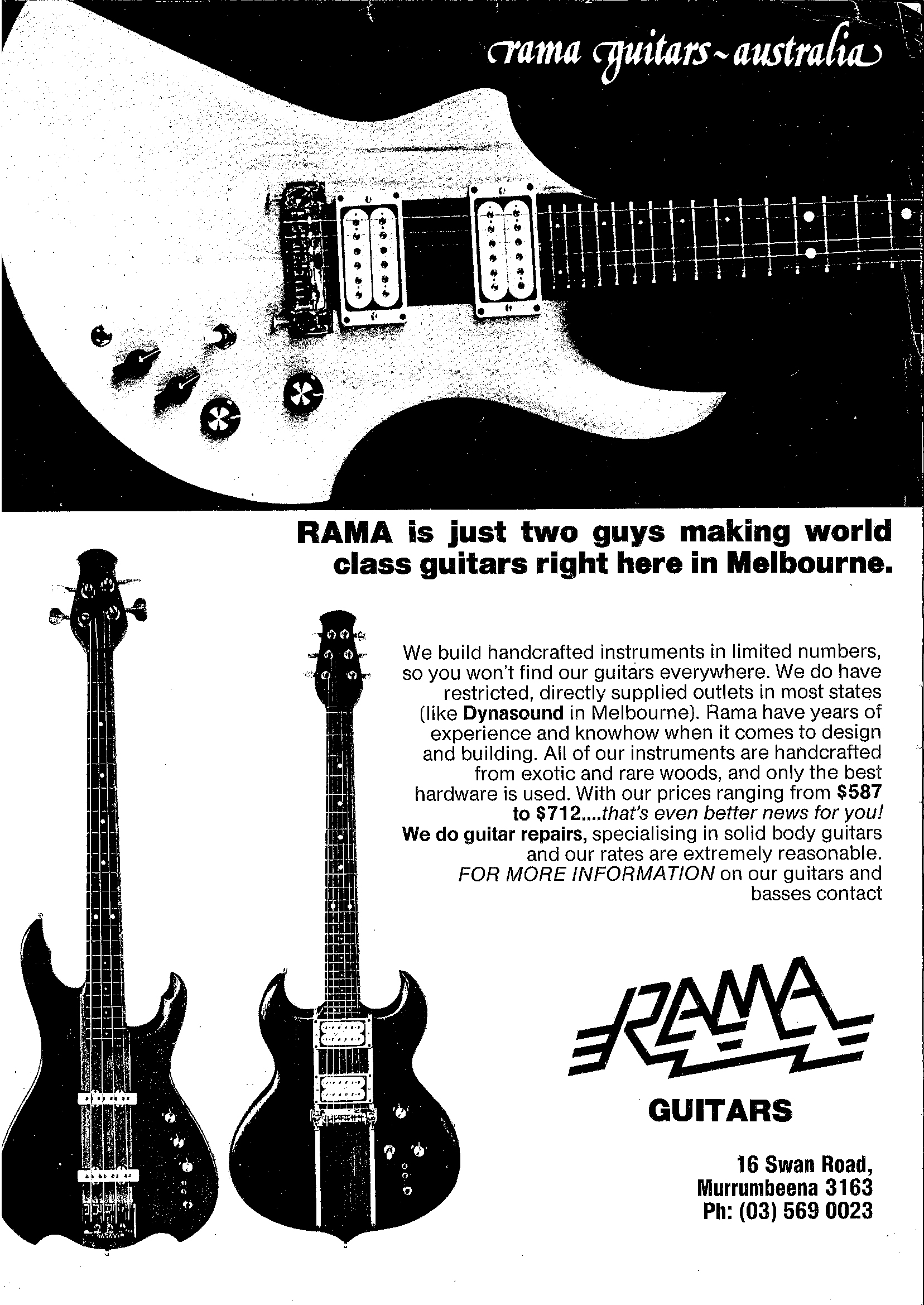 guitarnerd.com.au » Rama Guitars – Made in Melbourne